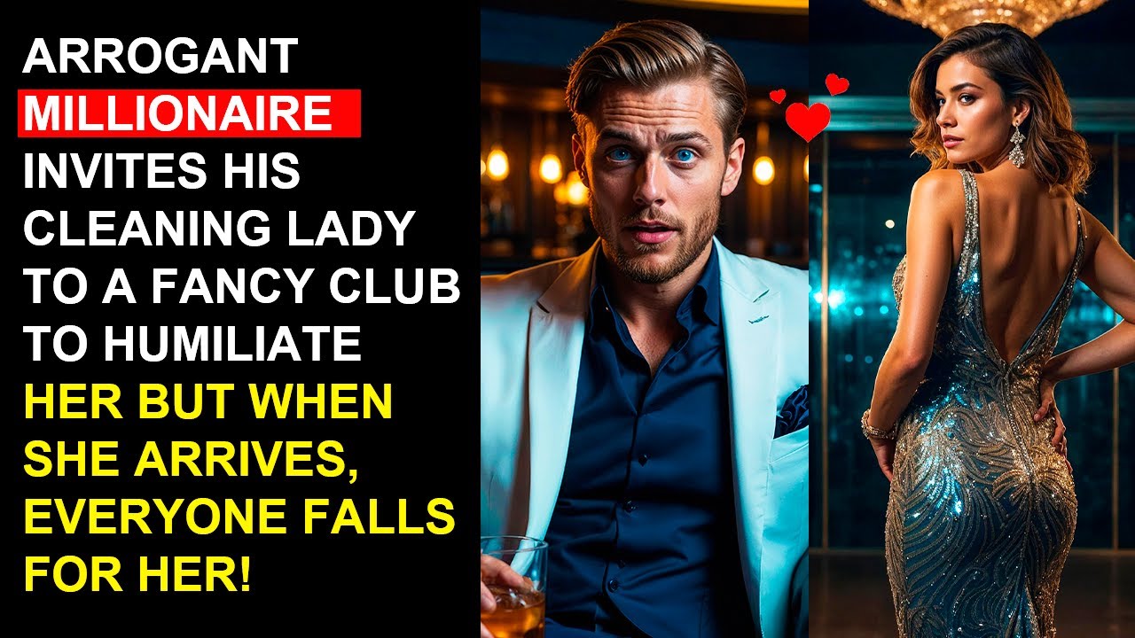 ARROGANT MILLIONAIRE INVITES HIS CLEANER TO A CLUB TO HUMILIATE HER—BUT ...