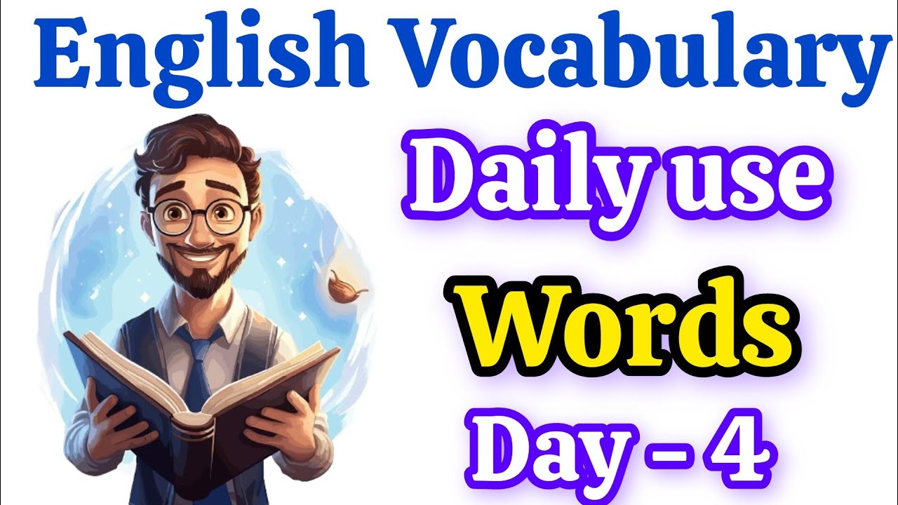 Vocabulary: 5 New Words in English | Daily Use English vocabulary ...