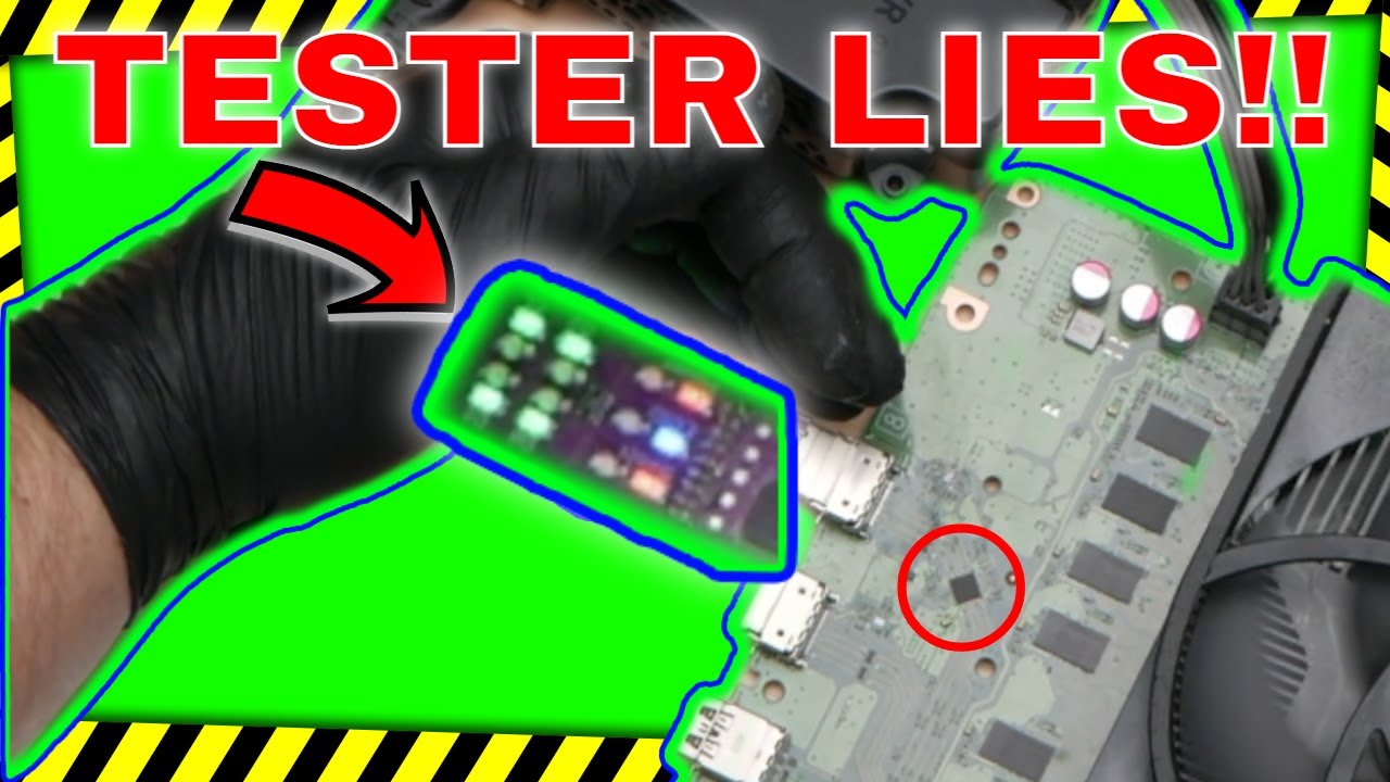 Xbox One S No Display THE TESTER LIES!| HDMI Port & TDP158 IC - YouTube