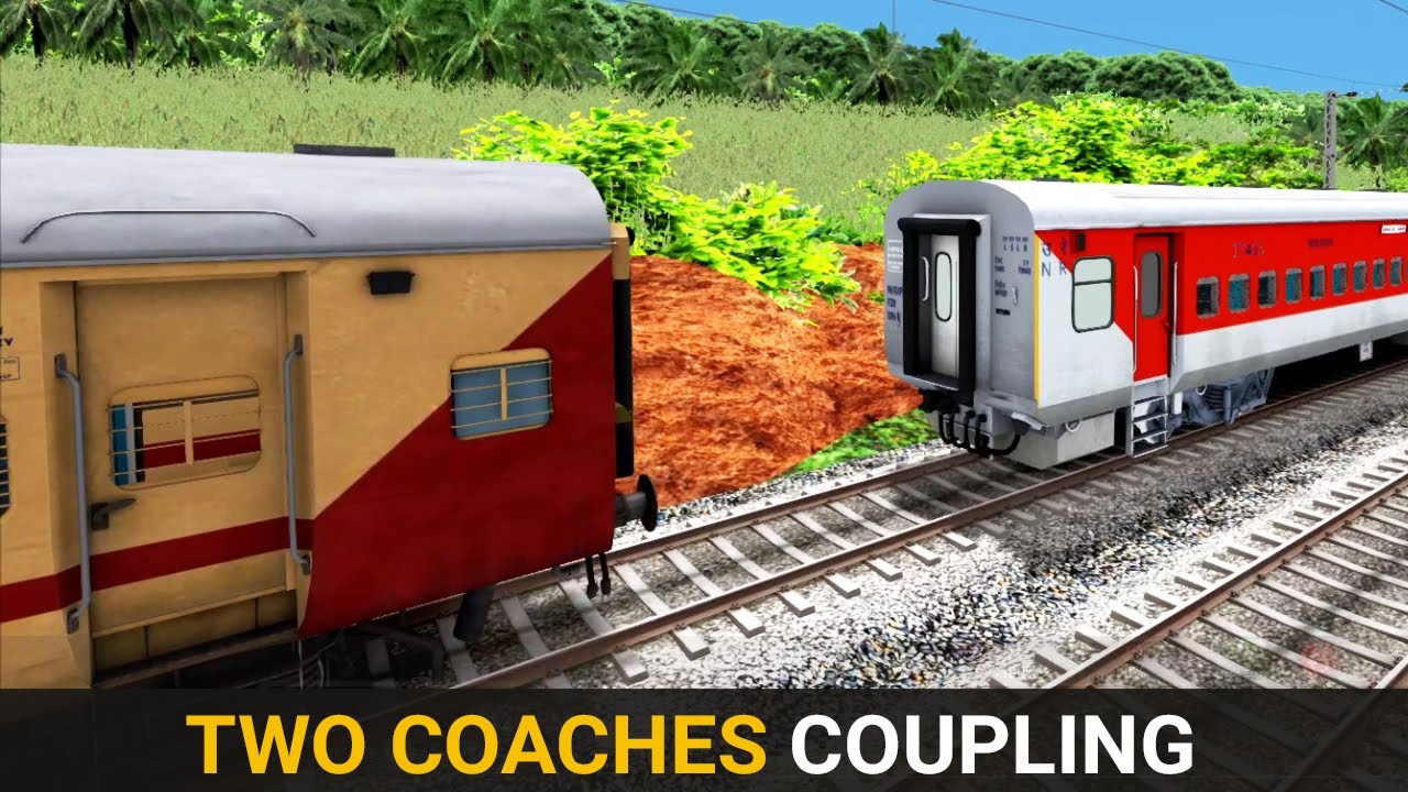 ICF Utkrisht to LHB Red Coach Coupling | Train Simulator | Indian Train ...