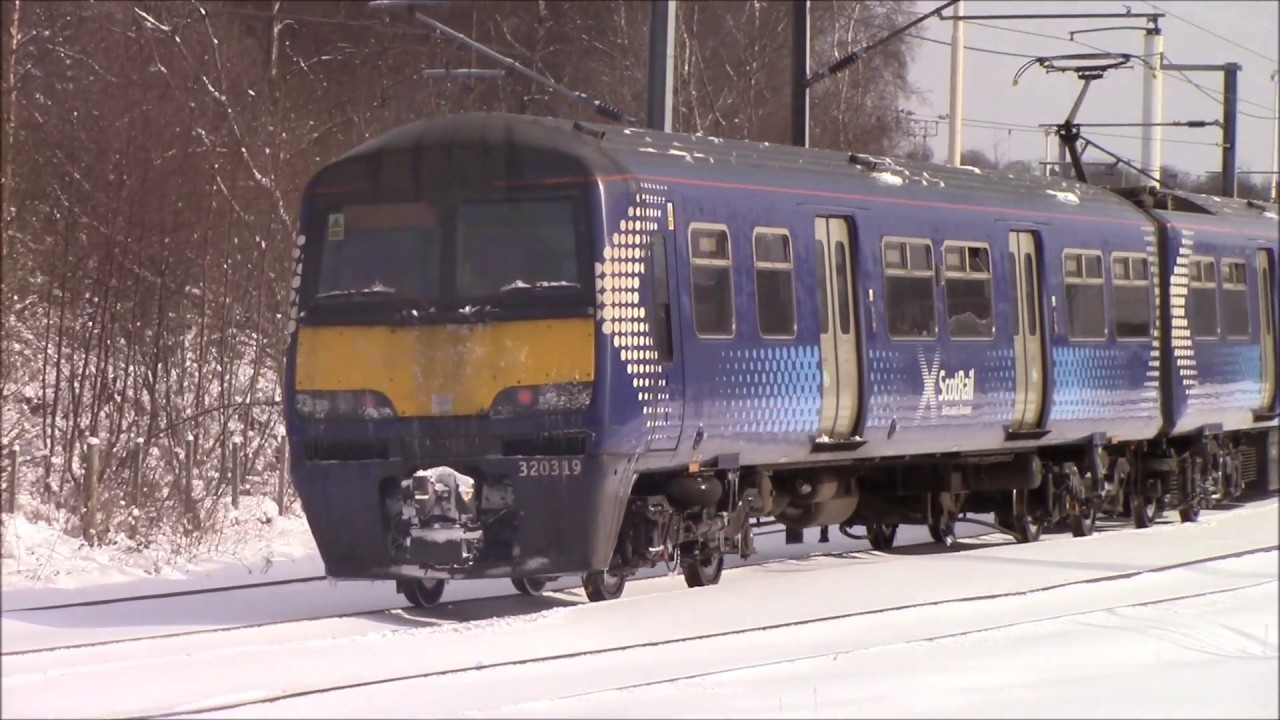 ScotRail Class 320's at Corkerhill Depot/Class 318 on Paisley Canal ...