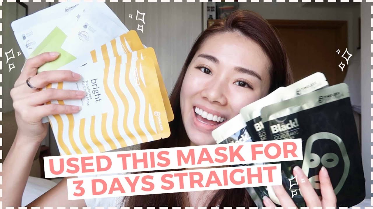 I USED THIS MASK FOR 3 DAYS STRAIGHT ft. Timeless Truth Mask 提提研 - YouTube