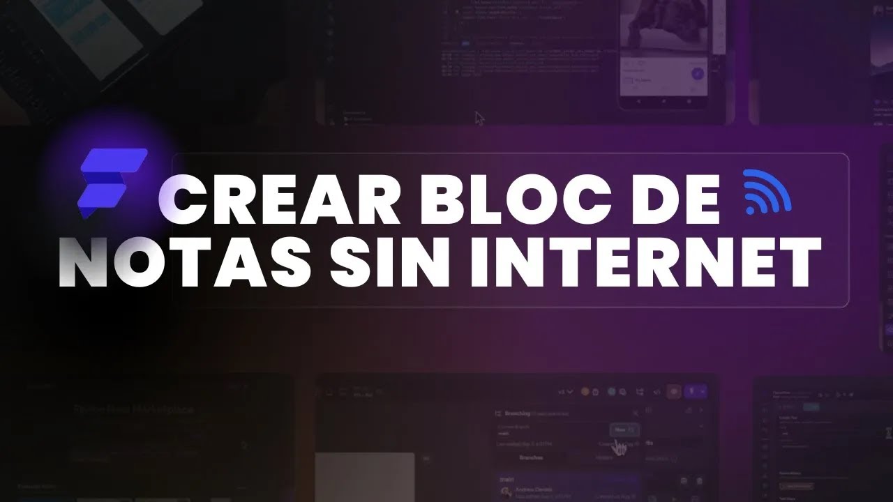 Crear bloc de notas sin Internet en flutterflow? 😱 | CodeFlow - YouTube