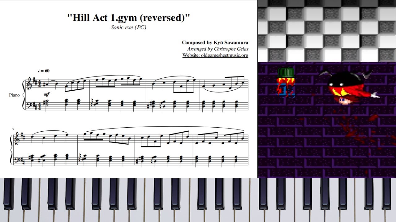 Sonic.exe (PC) - Hill Act 1 gym (reversed) - YouTube