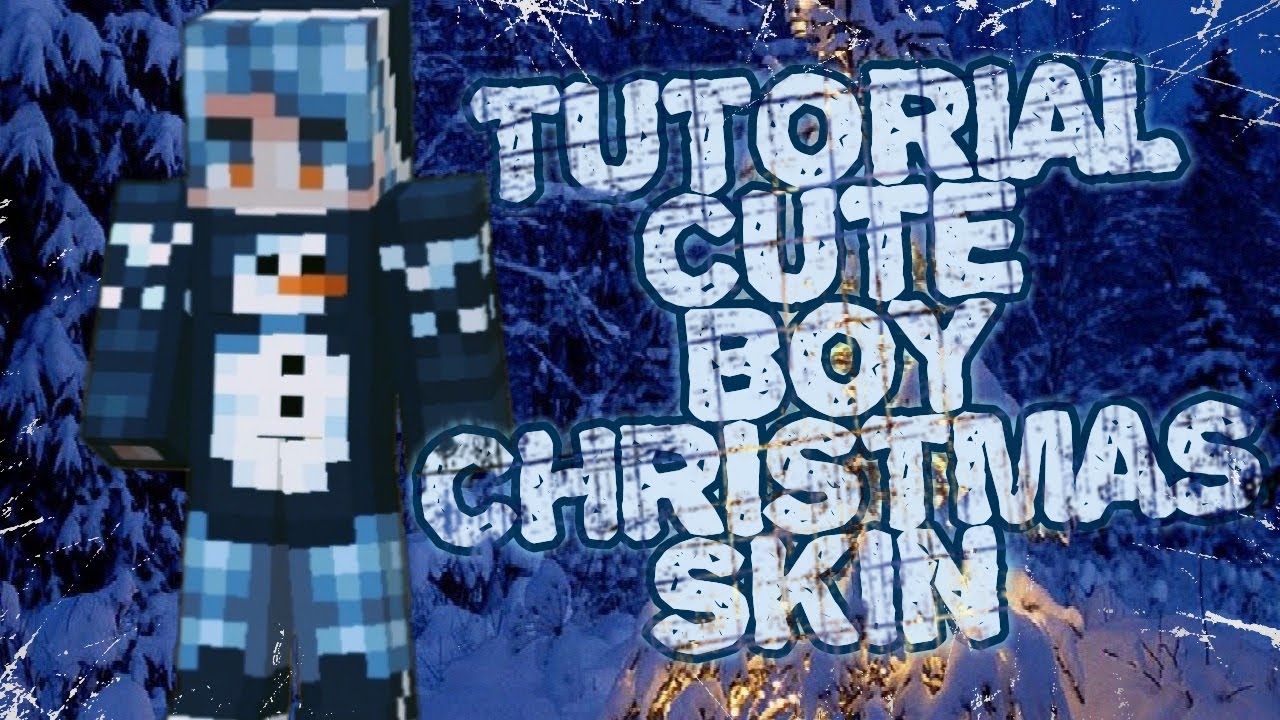 TUTORIAL: Cute Boy Christmas Skin (Pixel Gun 3D) - Free Copy⛄ - YouTube