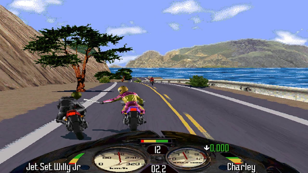 Road Rash - PC (1996) - test Windows 10 - YouTube