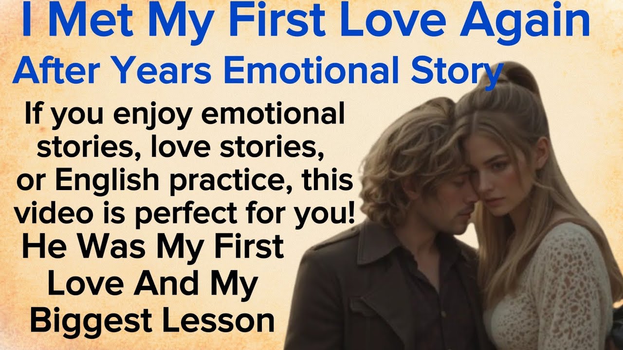 I Met My First Love Again After Years – Emotional Story Learn English ...
