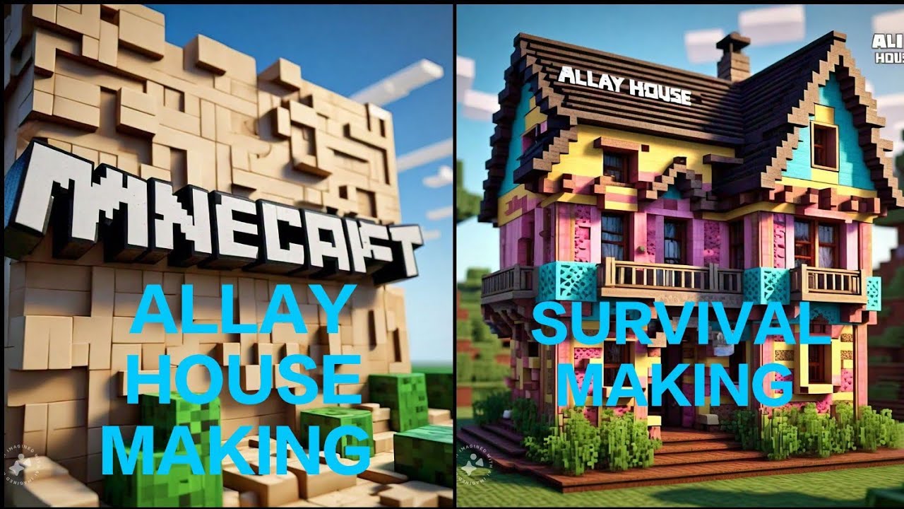 Minecraft Survival Allay house making in Survival || ALLAY HOUSE MAKING ...