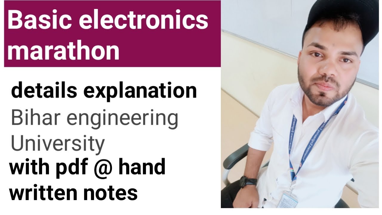Basic electronics( BE) marathon 3rd sem B-tech # BEU# - YouTube