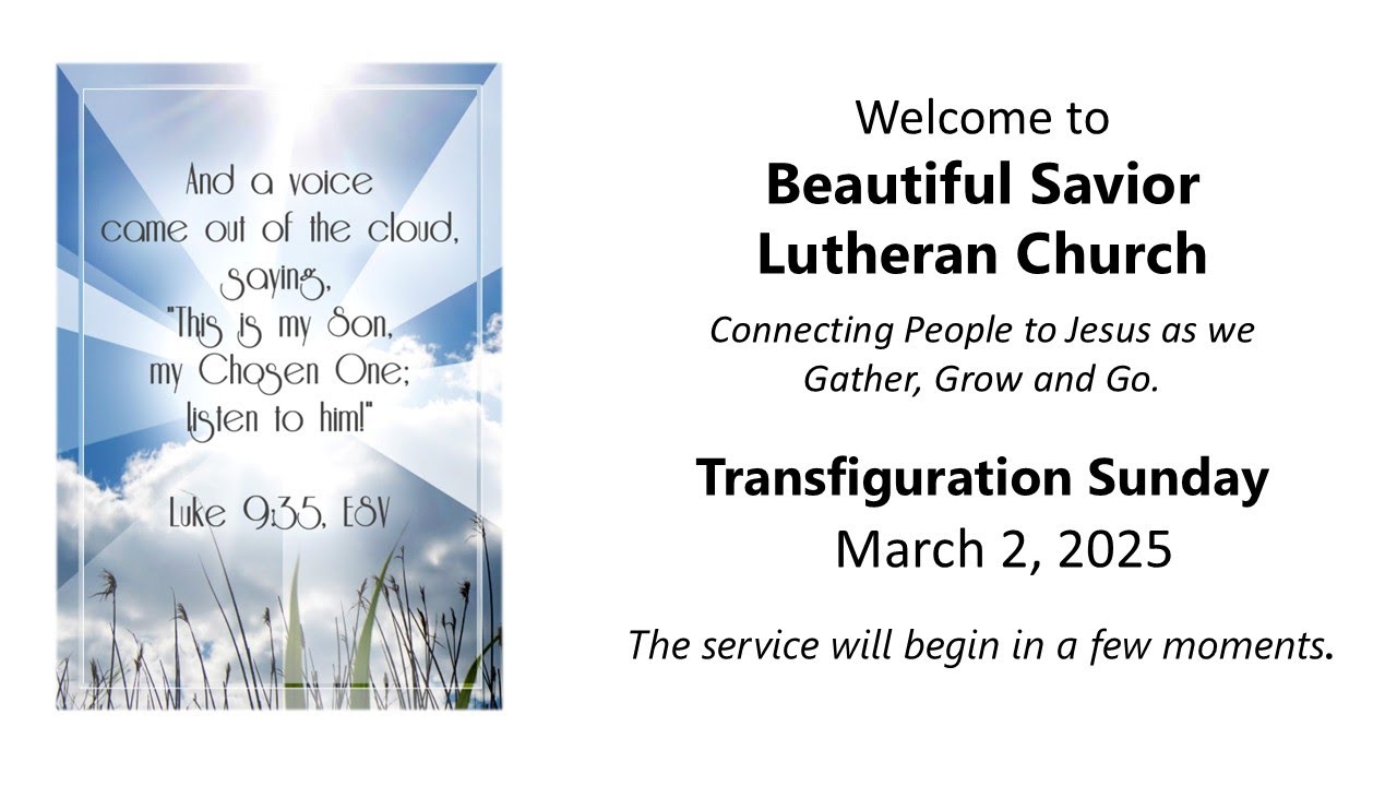 2025-03-02 - Worship - Transfiguration Sunday - YouTube