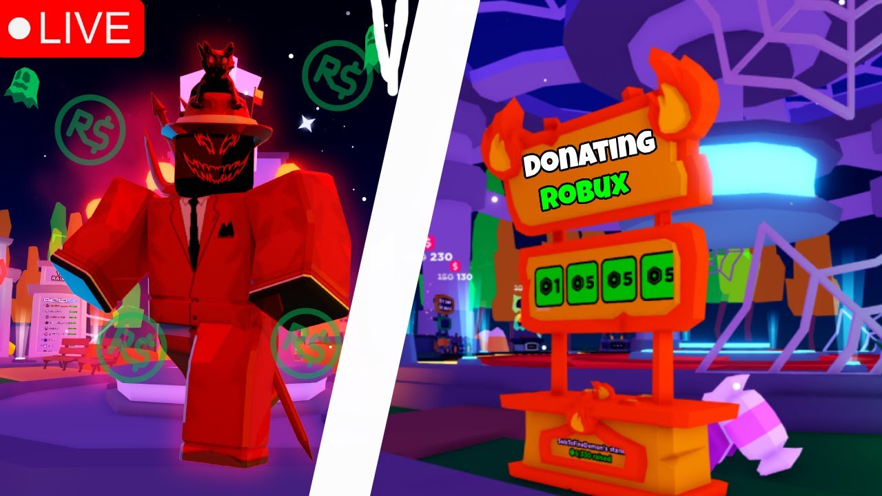 Raising Robux In Pls Donate - YouTube