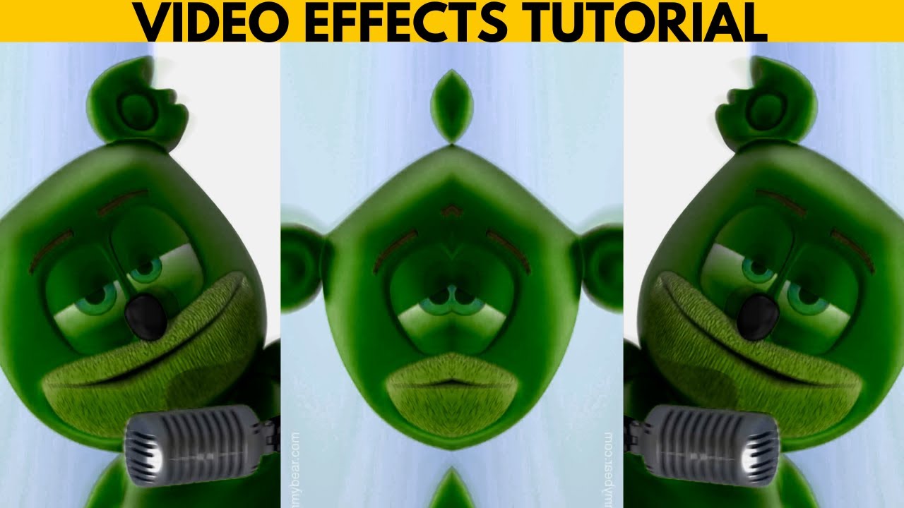 (VIDEO TUTORIAL) GUMMY BEAR Gummibär SONG ENGLISH | 6 DIFFERENT EFFECTS ...
