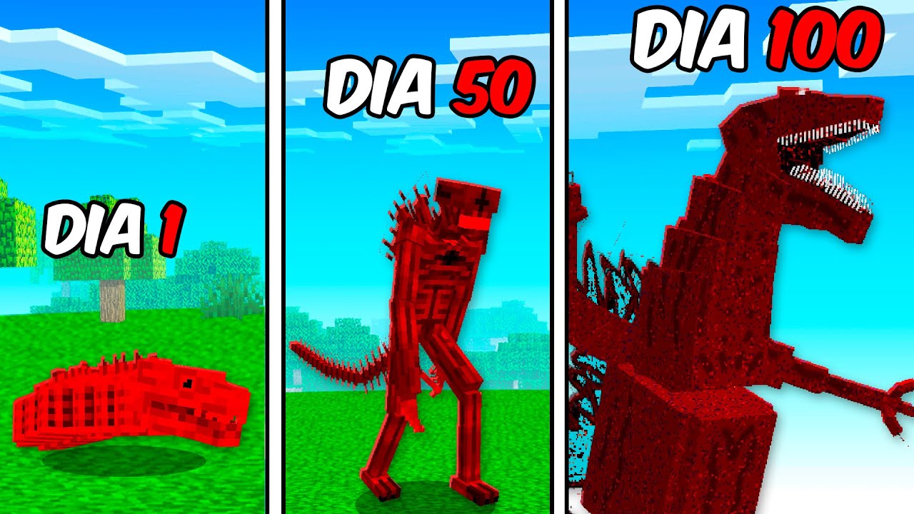 EVOLUINDO UM GODZILLA BLOODBATH PARA O NÍVEL MÁXIMO NO MINECRAFT - YouTube