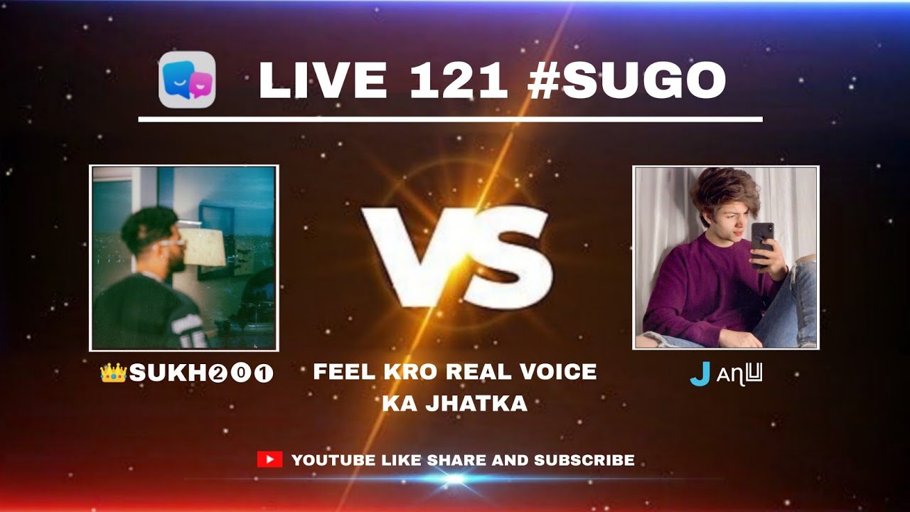 Sugo 121 Live | Sukh 201 Vs Janu | Feel Karo Real Voice Ka Jhatka 🤣🤣🤣 ...