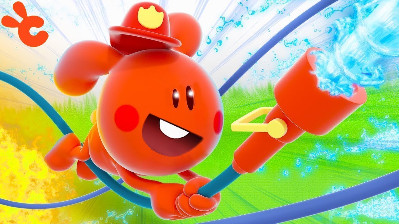 Cueio the Bunny pretend play firefighter rescue mission | Cueio and ...