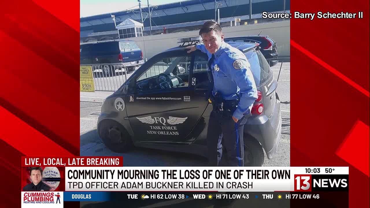Communities remember fallen TPD officer Adam Buckner - YouTube
