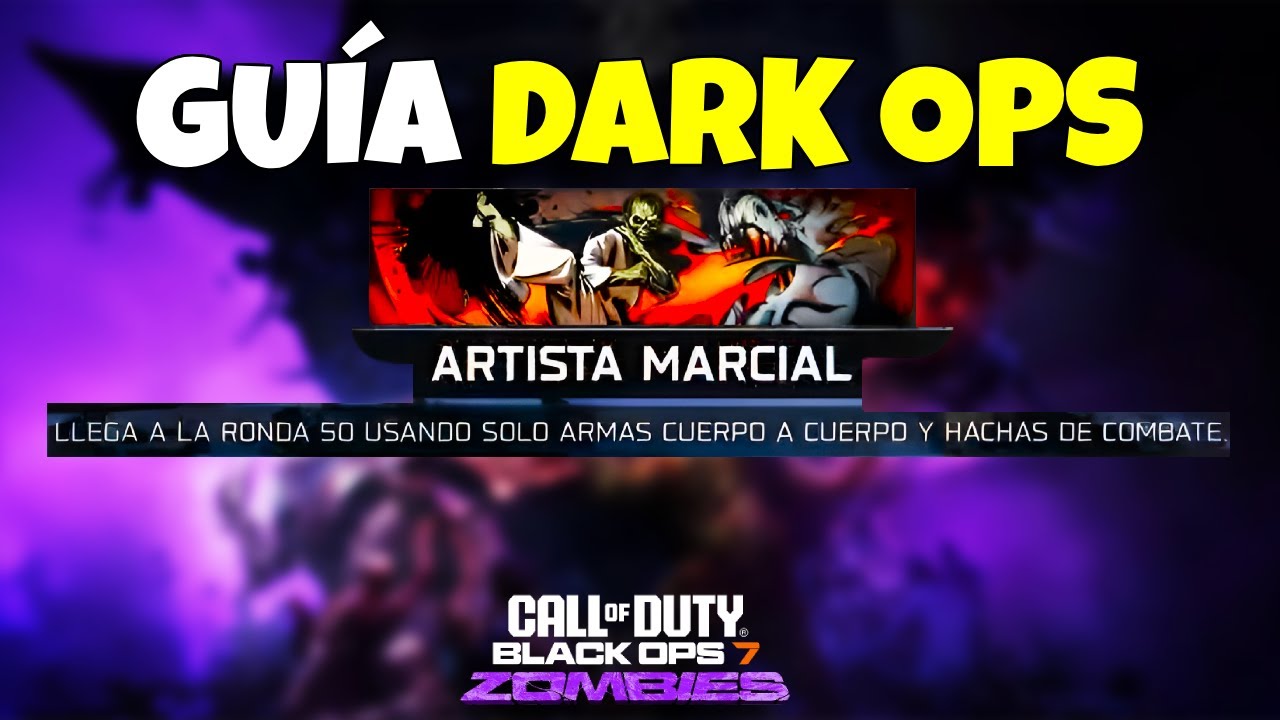 CÓMO CONSEGUIR EL DARK OPS "Artista Marcial" EN SOLITARIO!! ESTRATEGIA ...