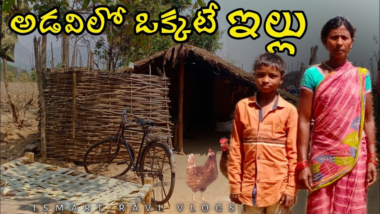 Alone family living lonely in dense forest | tribal village tour | # ...
