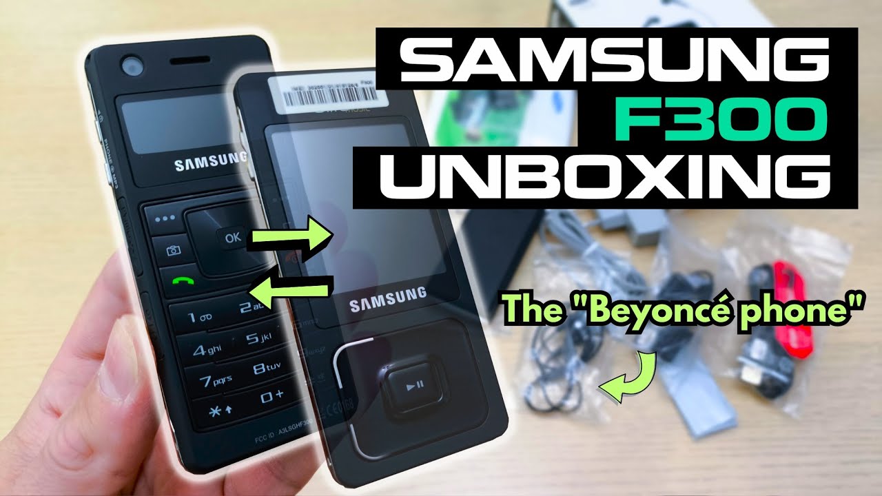 Samsung F300 Ultra Music - The DUAL-Face MUSIC Phone from 2006 - YouTube