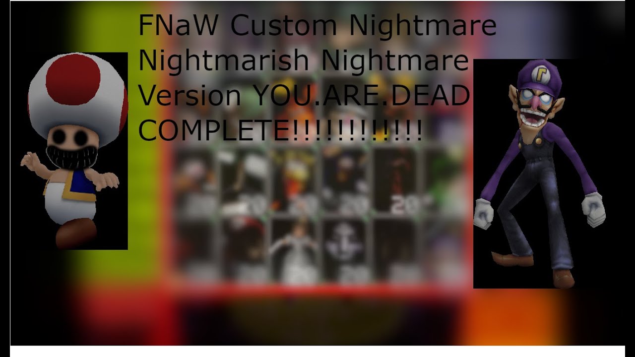 FNaW Custom Nightmare version YOU.ARE.DEAD (hardest version ...