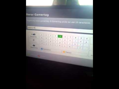 Como. Digitar um gamertag