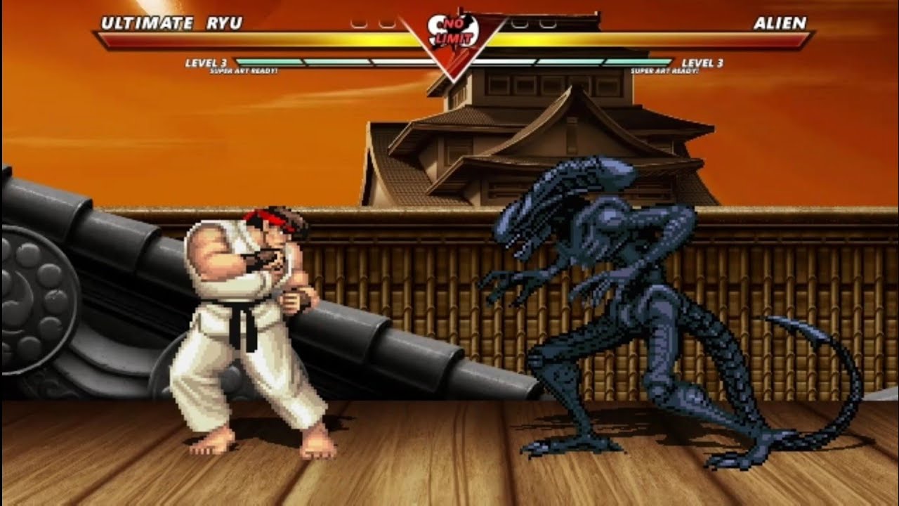ULTIMATE RYU vs ALIEN - VERY INCREDIBLY EXCITING FIGHT ! - YouTube