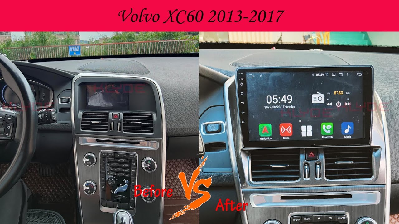 Installation guide for KLYDE VOLVO XC60 2013-2017 car radio - YouTube