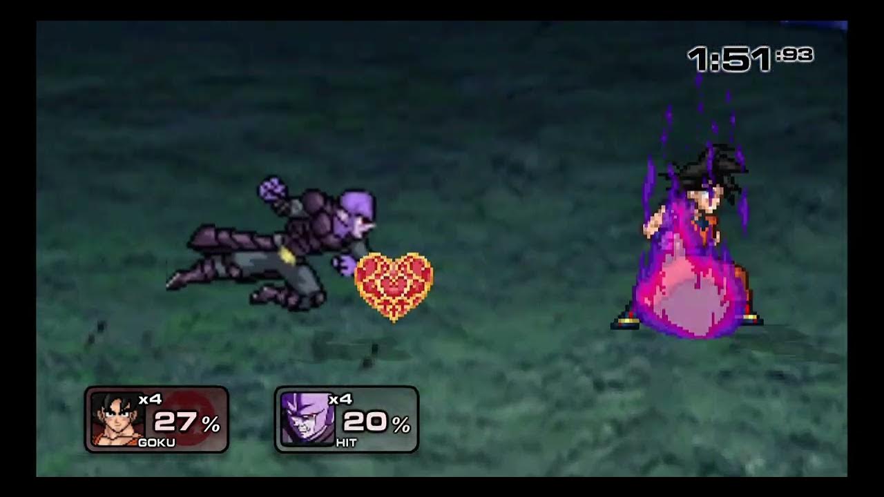 Super Smash Flash 2 V0.9b (Mods): Goku Vs Hit - YouTube