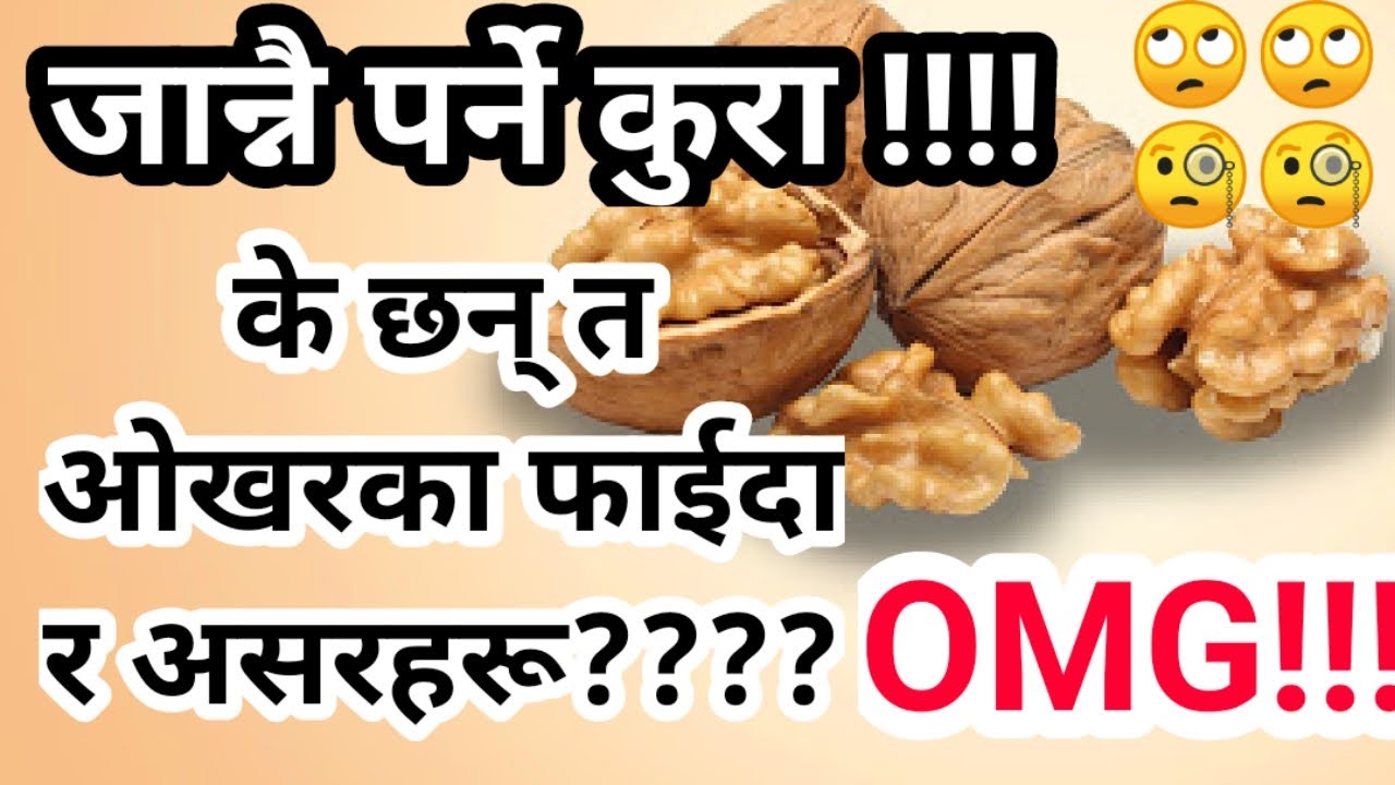 Walnut, Okhar ओखरका फाइदाहरु र असरहरु ???Know the benefits and effects ...