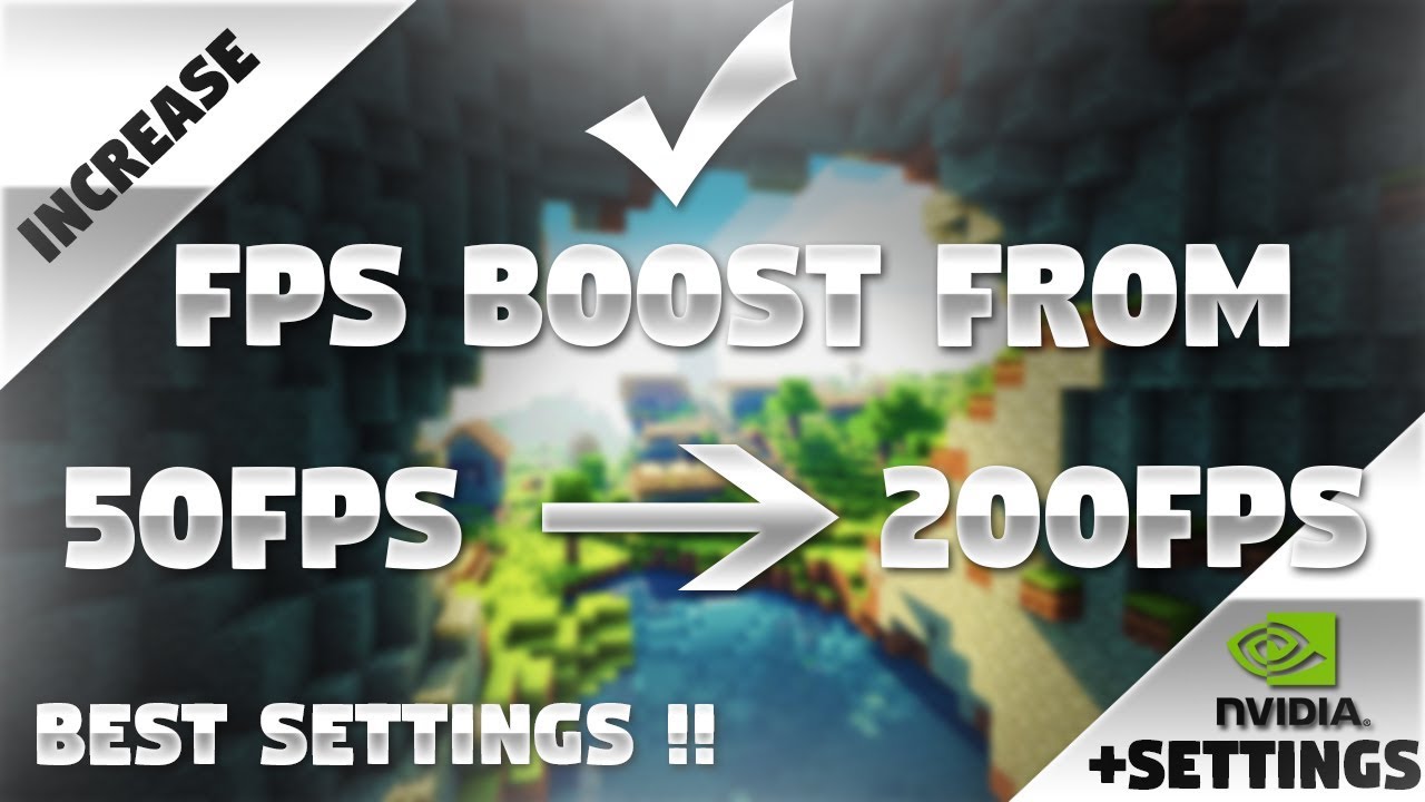 [WORKS] HOW TO FPS BOOST TUTORIAL MINECRAFT (3 BEST TIPS & GPU NVIDIA ...