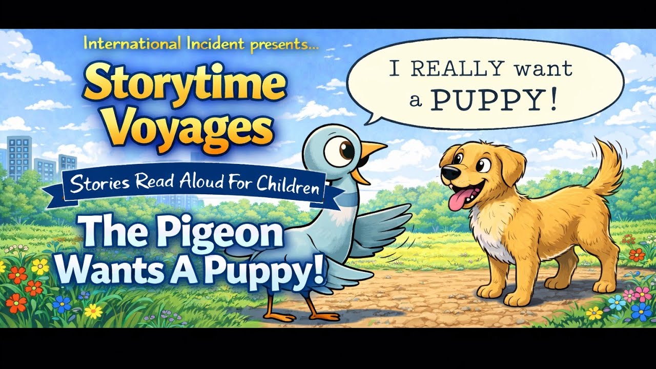 The Pigeon Wants a Puppy! 🕊️🐶 Silly Bedtime Story for Kids | Calm Read ...
