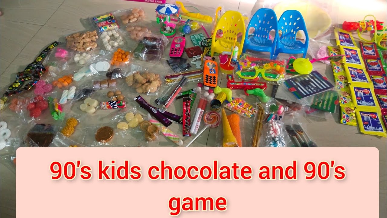 unboxing vedio/ 90's kids chocolate and 90's kids game/ 90's pokkisham ...
