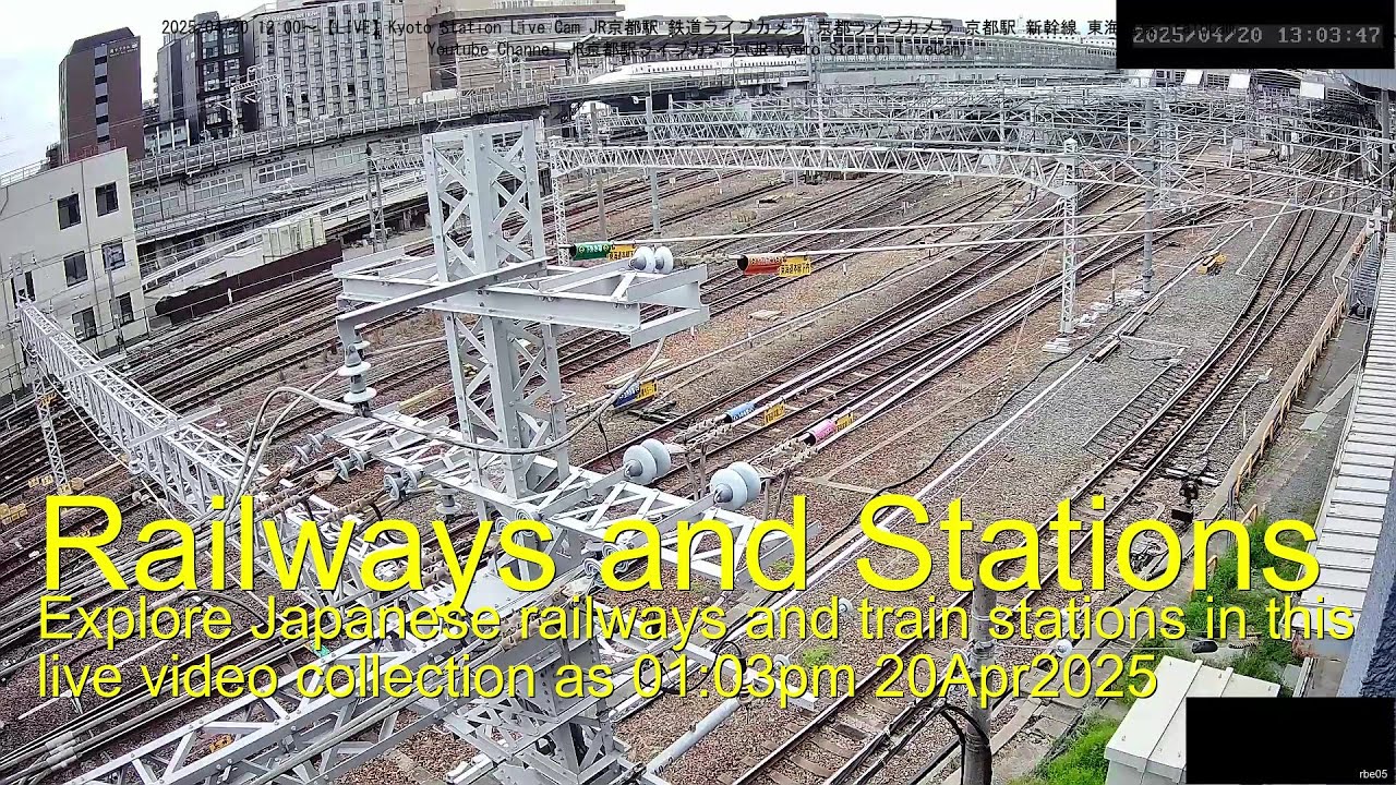 Live: Japan Railways & Train Stations Collection - YouTube