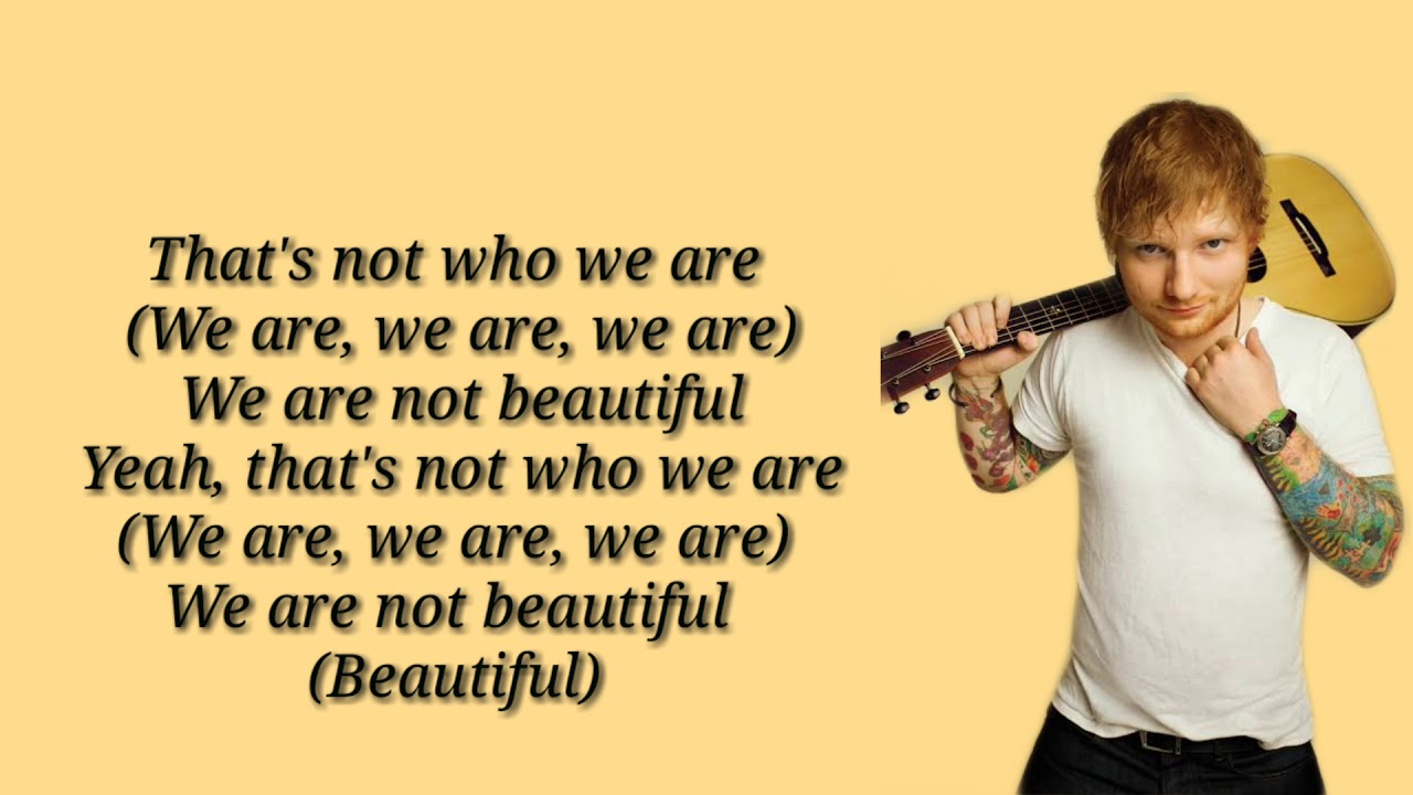 Ed Sheeran-Beautiful People (Ft. Khalid) [Lyrics Video] - YouTube