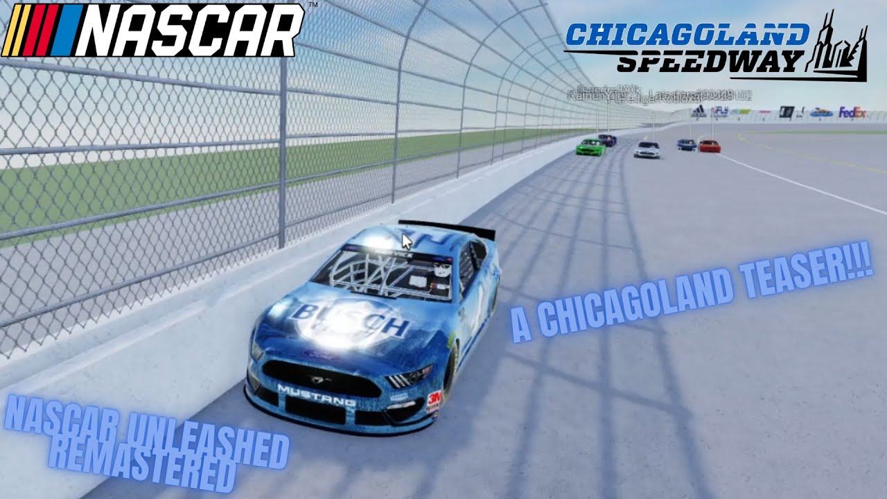 Chicagoland Track Teaser!!! // NASCAR Unleashed Remastered - YouTube