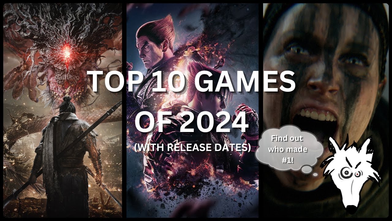 My Top 10 Games for 2024 (with release dates) - YouTube