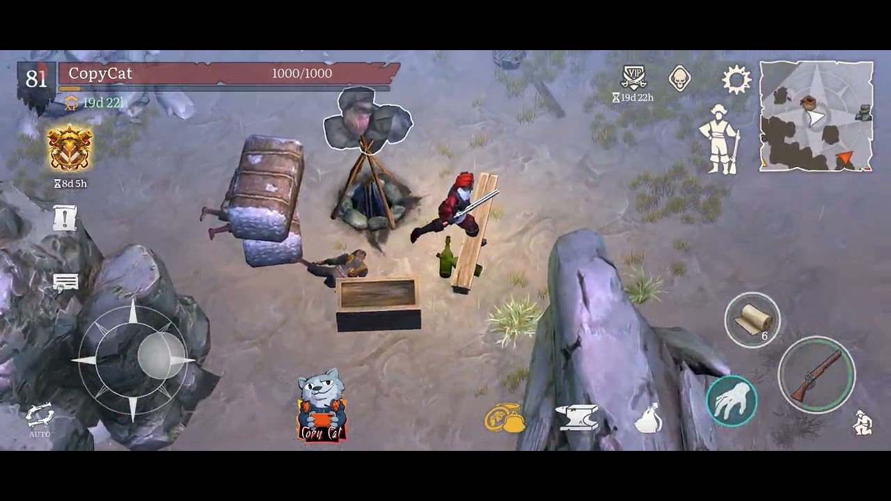 Treasure map Volcano Island - How to easy get Charcoal+ Witch area to ...