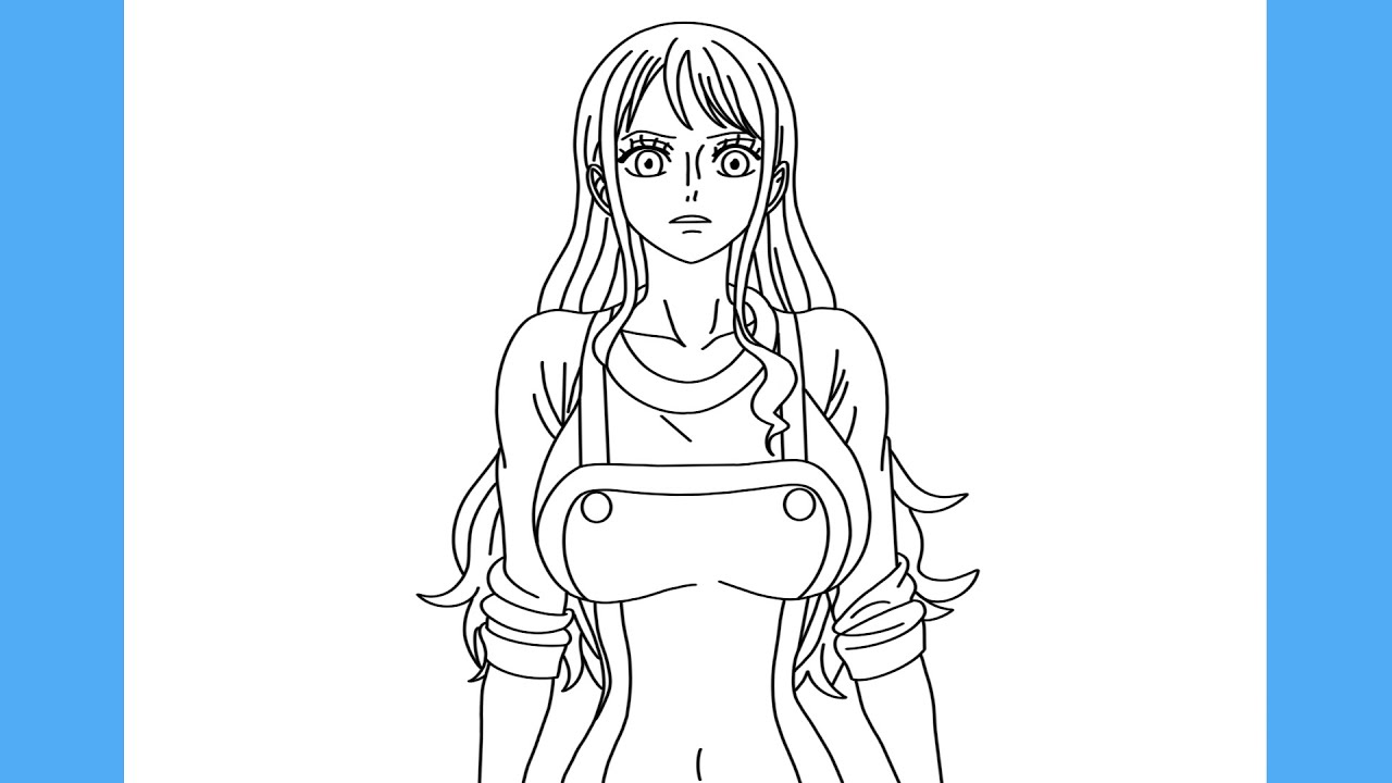 HOW TO DRAW NAMI FROM ONE PIECE - YouTube