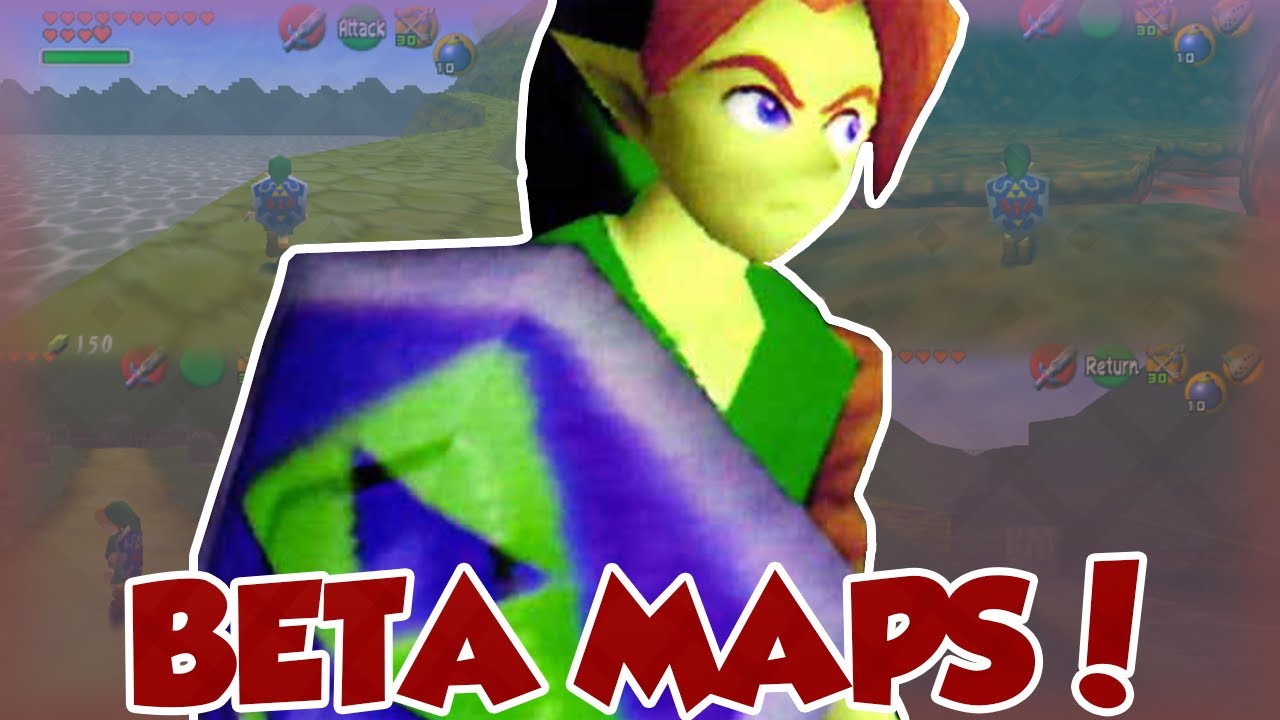 NEVER BEFORE SEEN OoT Beta maps - YouTube
