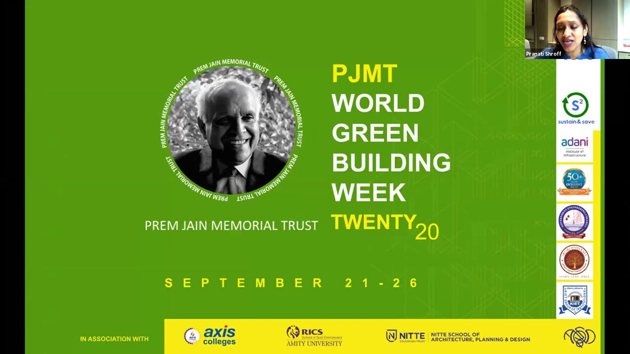 World Green Building Week 2020 - Day 2 - YouTube