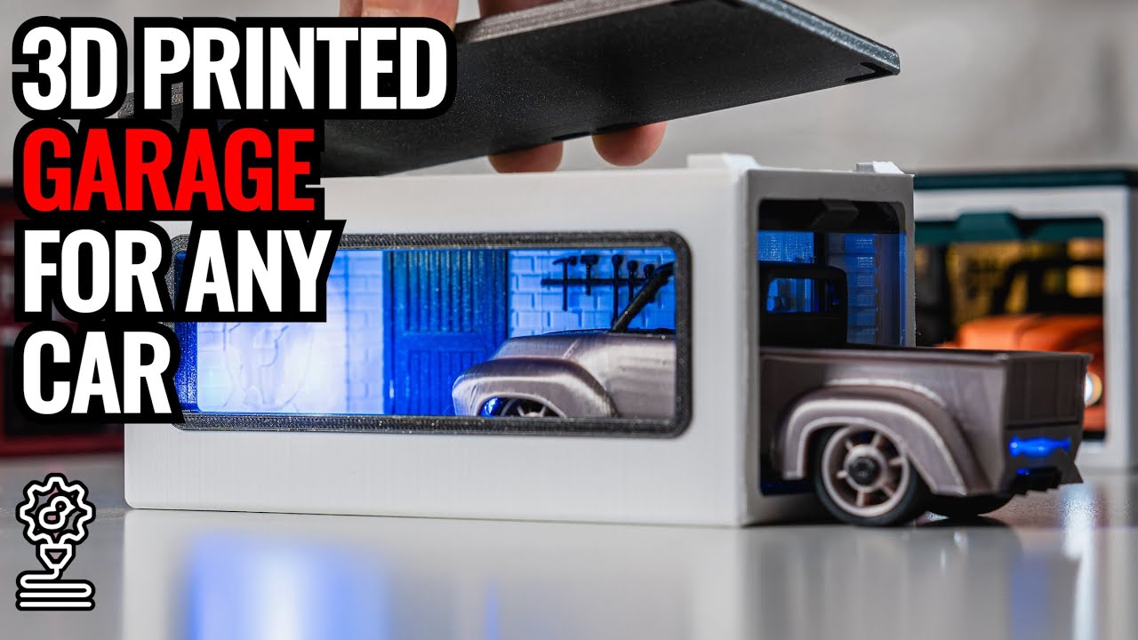 3d printed Garage for any car | Printed on Prusa Mini - YouTube