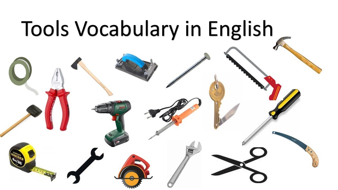 Tools Name In English - YouTube