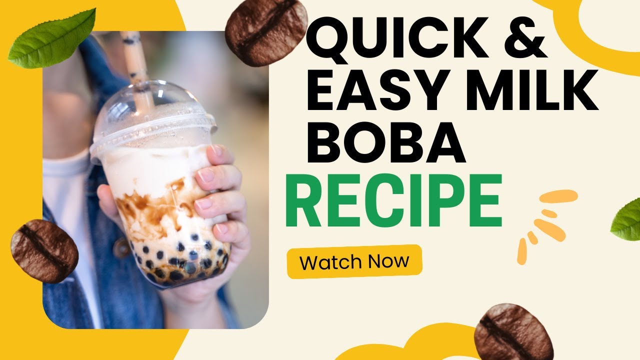 Make Your OWN Delicious MILK BOBA at Home! - YouTube