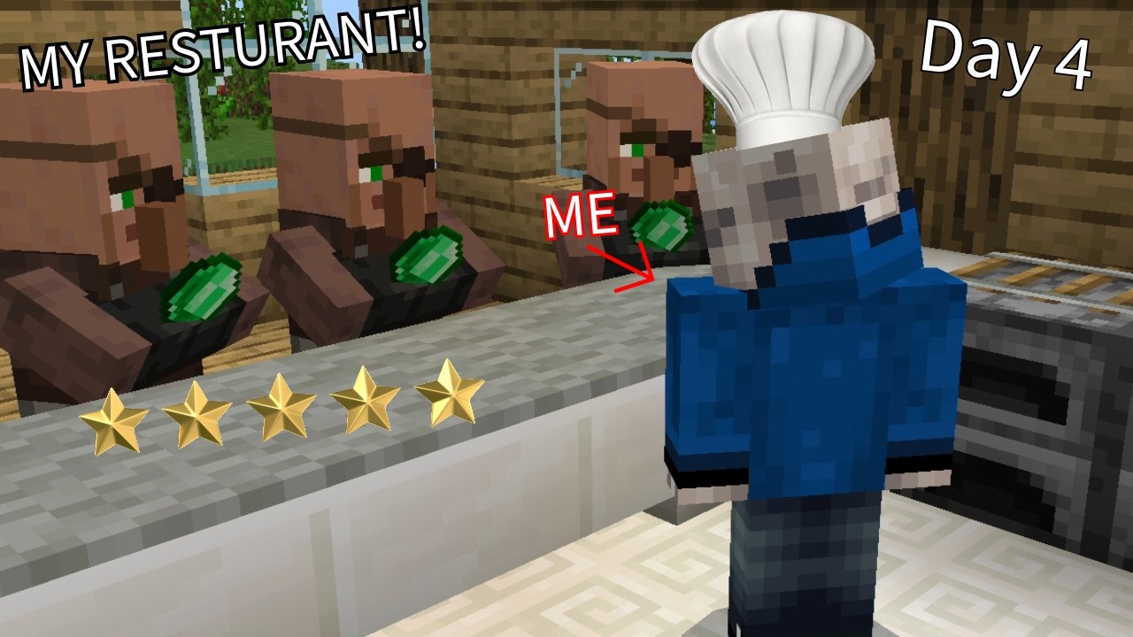 Can My Minecraft Restaurant Earn FIVE STARS and Become a Legendary ...