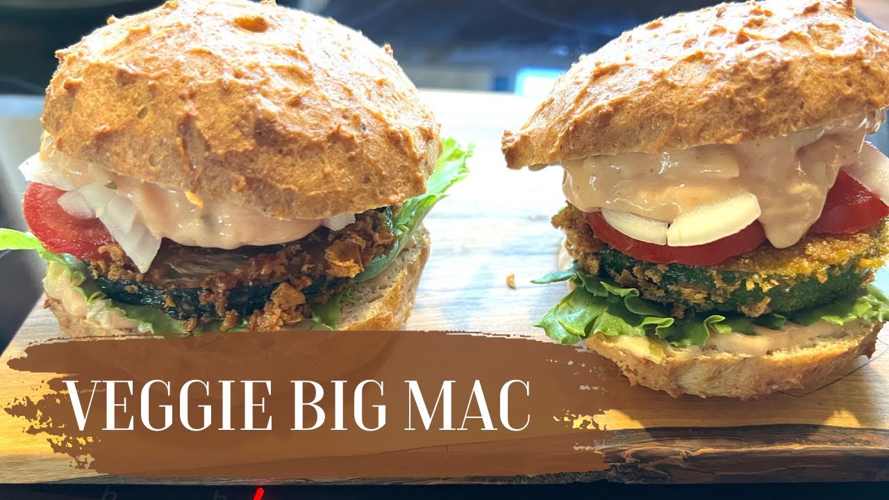 VEGGIE BIG MAC Burger *low carb* Zucchini crisp*unheimlich lecker tasty ...