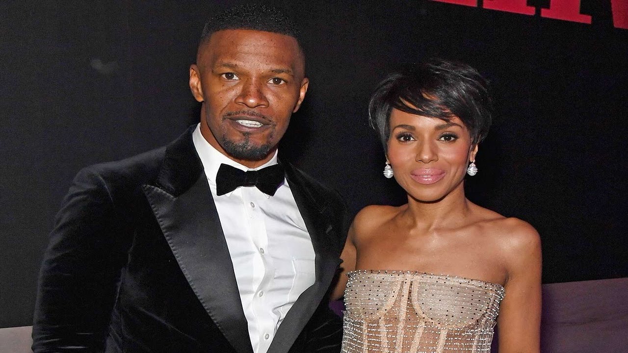 Kerry Washington heaps praises on Jamie Foxx - YouTube
