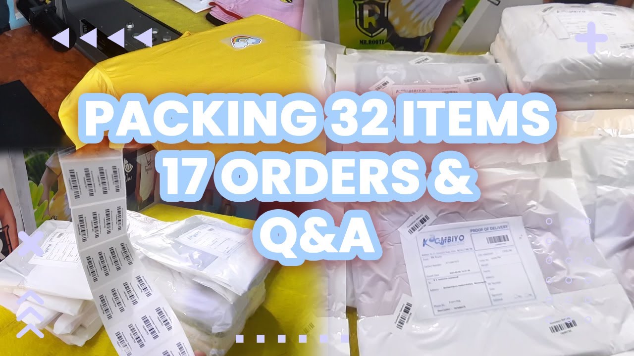 PACKING 17 ORDERS | Q&A | STARTUP BUSINESS IN SRI LANKA - YouTube