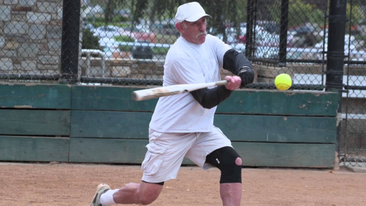 Senior Games 2013 Men's Softball Rocks! - YouTube