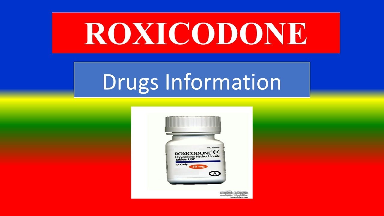 ROXICODONE - Generic Name , Brand Names, How to use, Precautions, Side Effects - YouTube