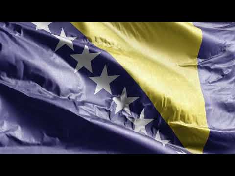 🇧🇦 Bosnia and Herzegovina Flag: Celebrate Freedom with 4K Graceful Motion 🌍